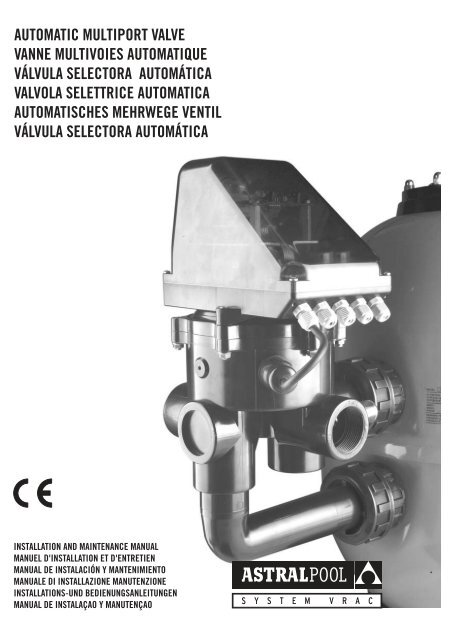 Manual de instalación y mantenimiento - Astral Pool