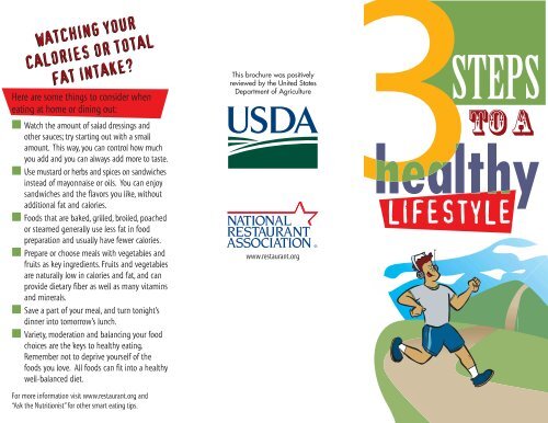 Healthy Lifestyle Brochure