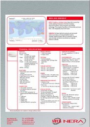 Nera World Communicator Brochure - Explorer Satellite