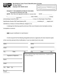 Monthly Fire Drill Report, Revised 9/09 - Washington State Patrol