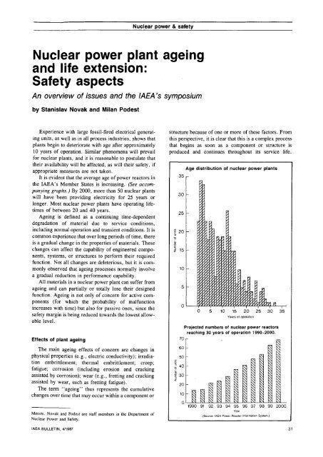 Nuclear power plant ageing and life extension: Safety ... - Laka.org