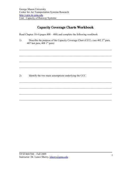 Capacity Coverage Charts Workbook - Center for Air Transportation ...