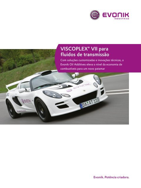 VISCOPLEX VII ATF - Evonik Oil Additives - Evonik Industries