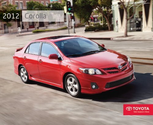 2012 Corolla - Toyota Canada