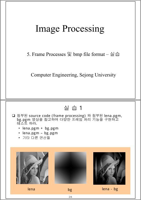 Image Processing