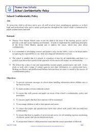 Confidentiality Policy - Ronald Tree Nursery School and Children's ...