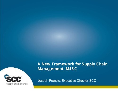 M4SC - Supply Chain Council