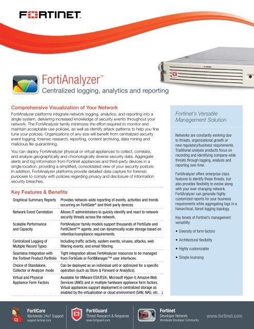 FortiAnalyzer-VM - Fortinet