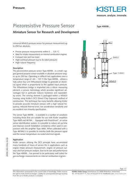 An Ultimate Guide To Pressure Sensor Types Pressure 54 Off