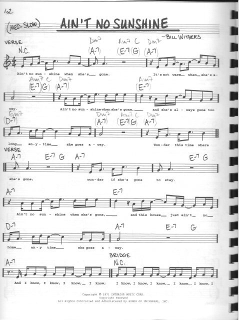 Ain't No Sunshine.pdf