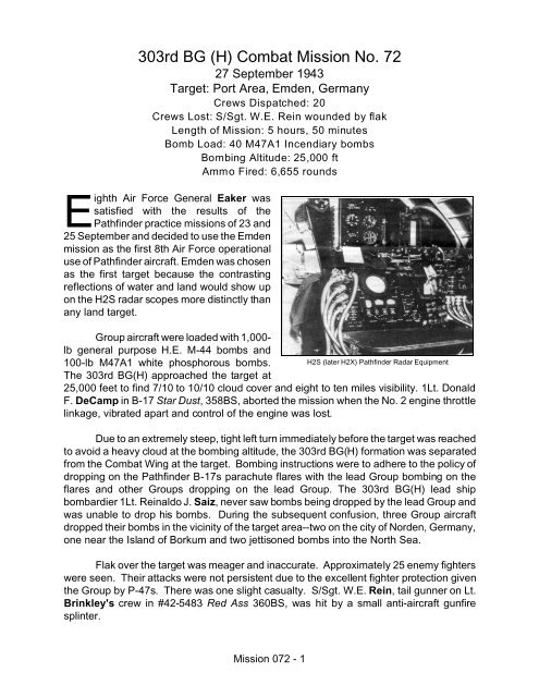 Eaker - 303rd Bomb Group