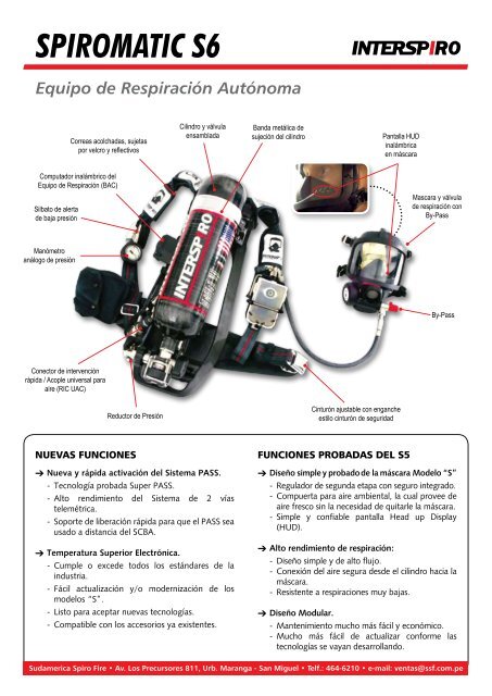 SPIROMATIC S6 - Sudamerica Spiro Fire
