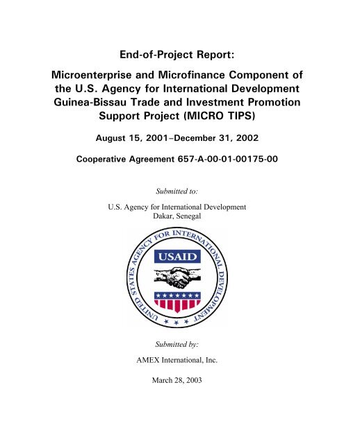 End-of-Project Report - PDF, 101 mb - usaid