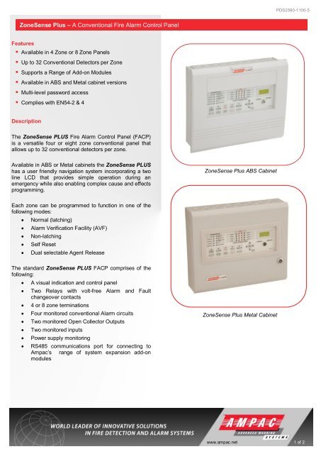 Product Data Sheet - Ampac