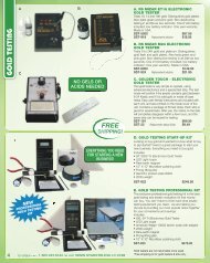 Tri-Electronics GT-3000 Gold Tester user manual - Star Struck, LLC