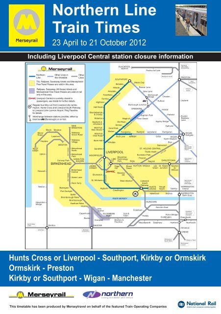 Northern Line Train Times - Merseytravel
