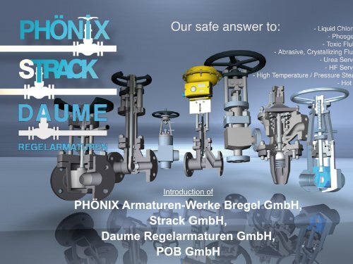 DAUME Regelarmaturen Gmbh - Flow and Control Engineering