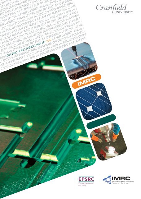 Cranfield IMRC Annual Report - Cranfield University