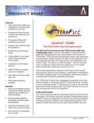 Product Brief - The Athena Group Inc.