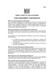 CAUSE LIST – COURT NO. 1 - Judiciary of Fiji