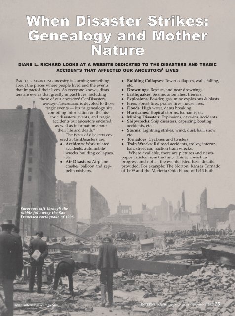 When Disaster Strikes - Mosaic Research and Project Management