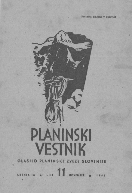 November - Planinski Vestnik