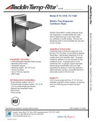 View - Aladdin Temp-Rite