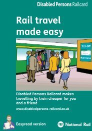 Disabled Persons Railcard Application Form