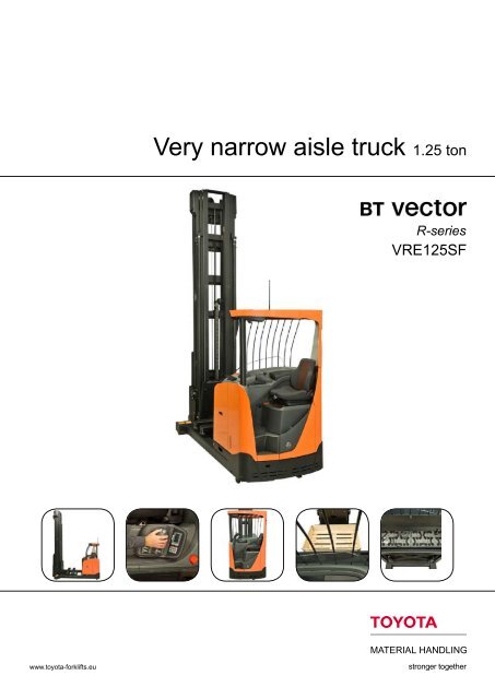 BT Vector 125SF datasheet - Toyota Material Handling Europe