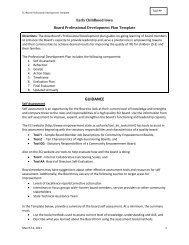 ECIA Director Professional Development Plan Template - Early ...