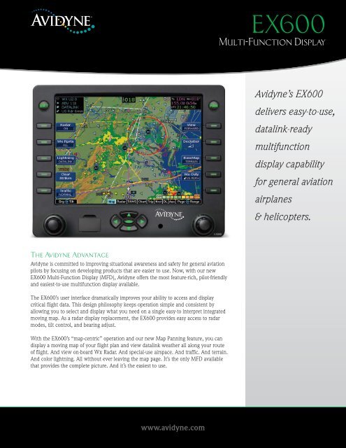 Brochure Download - Avidyne