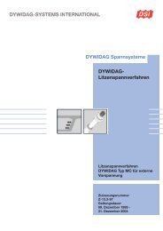 DYWIDAG Reinforcement Systems GEWI® Coupler Splices 12 to 32 ...