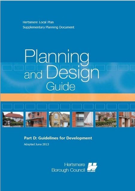 Planning and Design Guide Part D Guidelines for Development