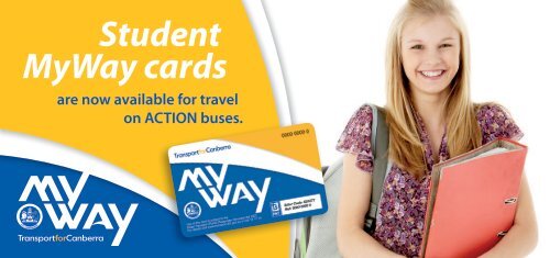 Student MyWay cards - Transport for Canberra