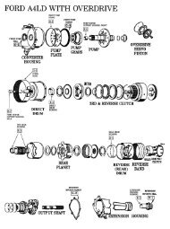 42RLE Transmission Expanded View Diagram