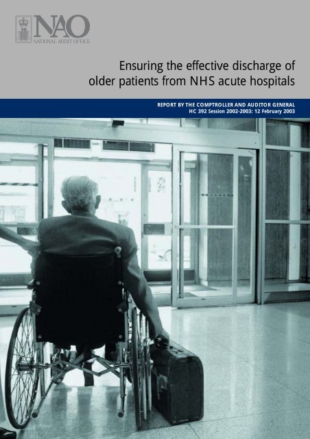 Ensuring the effective discharge of older patients from NHS acute ...