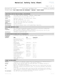 Material Safety Data Sheet - Colgate Australia