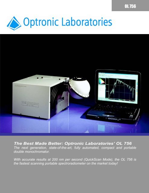 The Best Made Better: Optronic Laboratories' OL 756 - Instrumentation