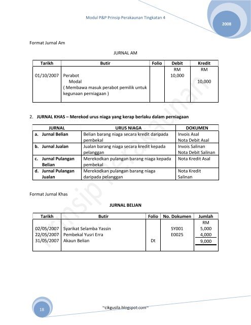 Modul P&P Prinsip Per