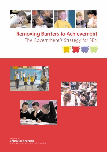 Removing Barriers to Achievement - Department for Education
