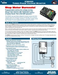 icm401 3-phase monitor - ICM Controls