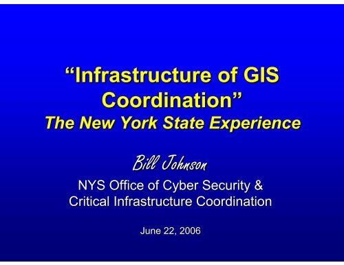 Infrastructure of GIS Coordination - United States Virgin Islands ...