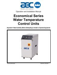 TrueTemp™ TCU Series Water Temperature Control Units