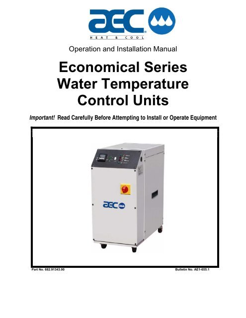 Economical Series Water Temperature Control Units - AEC Package ...