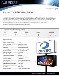 A Series main board - Optec Displays