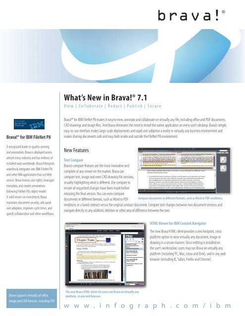 What's New in Brava!® 7.1 - Informative Graphics Corporation
