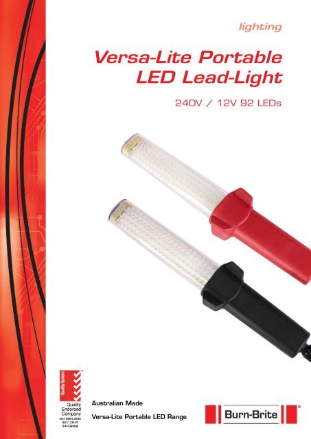 Versa-Lite Portable LED Lead-Light lighting