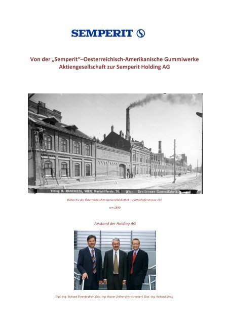 SEMPERIT GESCHICHTE - Althofen