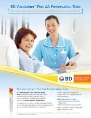 BD Vacutainer® Plus Plastic Citrate Tube Draw Volume