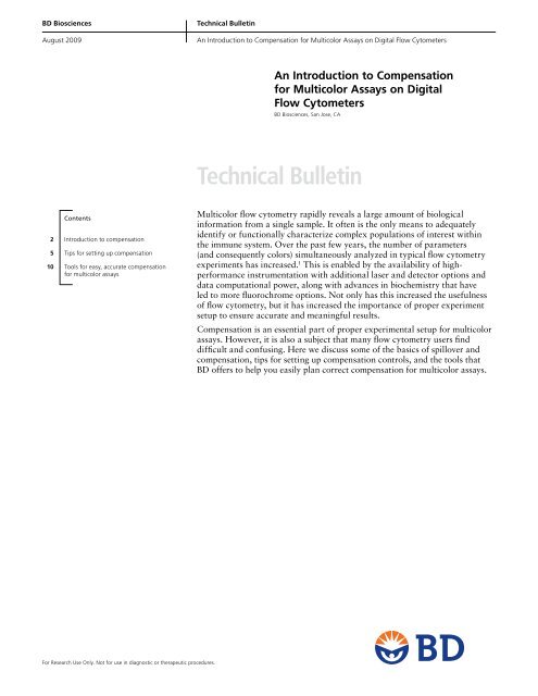 Technical Bulletin: An Introduction to ... - BD Biosciences